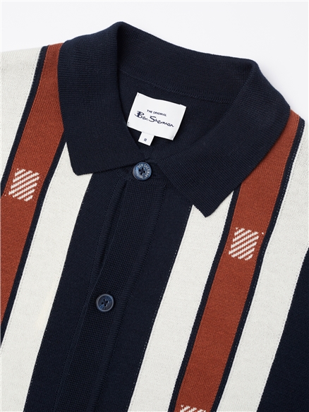 Button Through Mod Polo Shirt - Ben Sherman UK