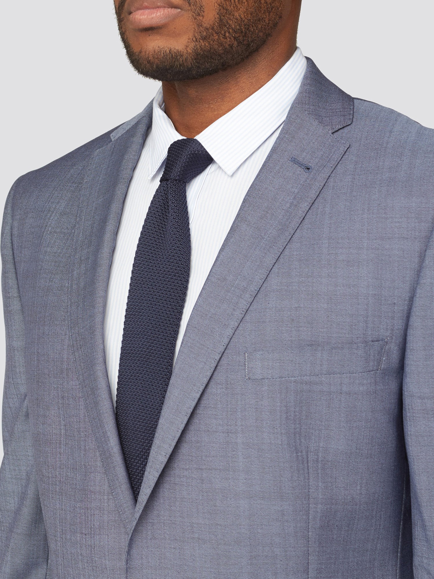 Petrol Blue Tonic Camden Fit Jacket - Ben Sherman UK