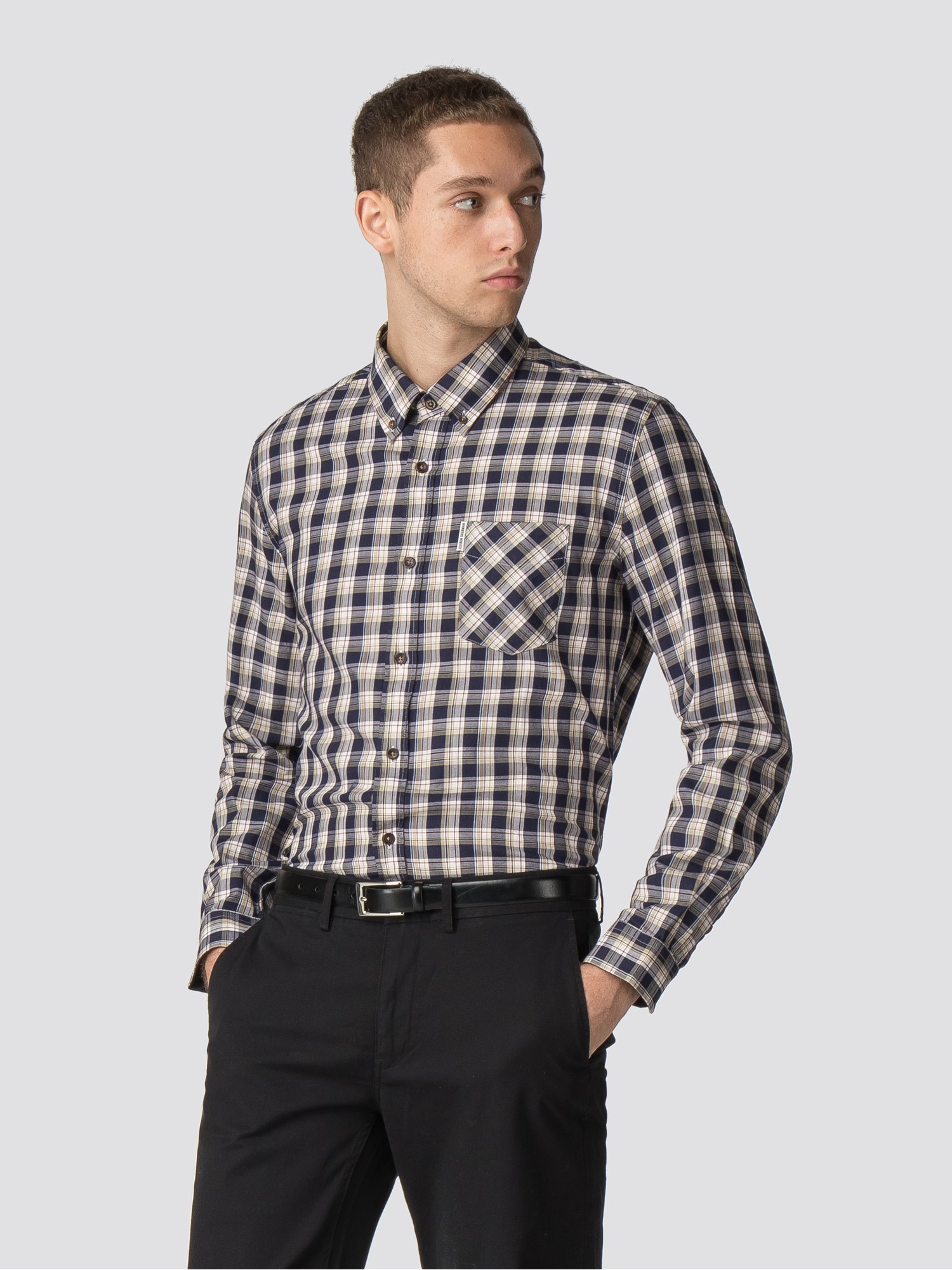 Checked formal shirts store