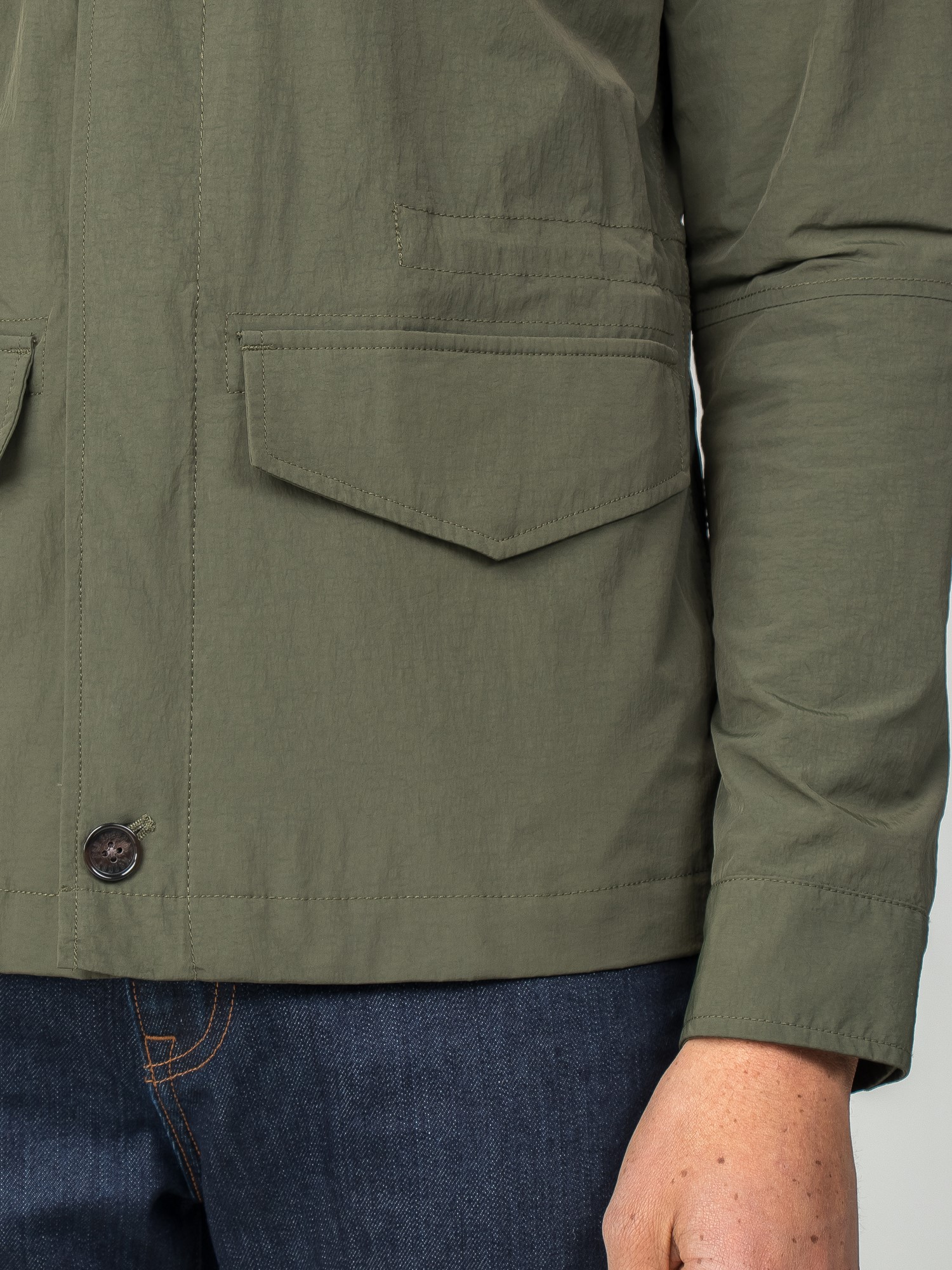 Khaki Four Pocket Jacket - Ben Sherman UK