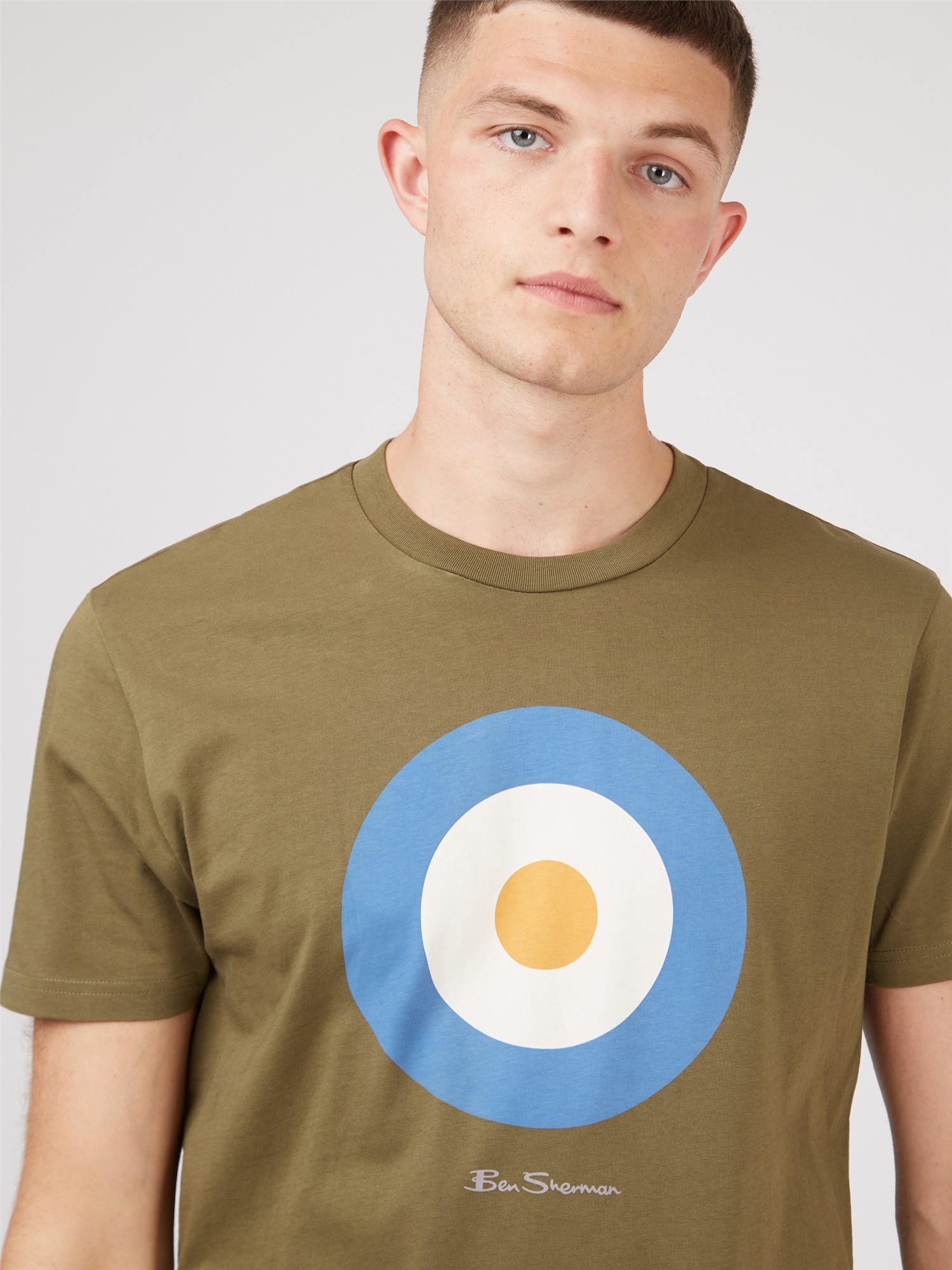 Signature Mod Target T-Shirt - Camouflage - Ben Sherman UK