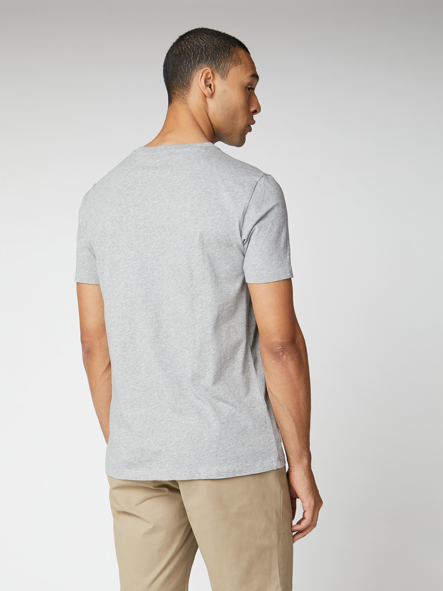 Men's Grey Signature Mod Target Tee | Ben Sherman | Est 1963