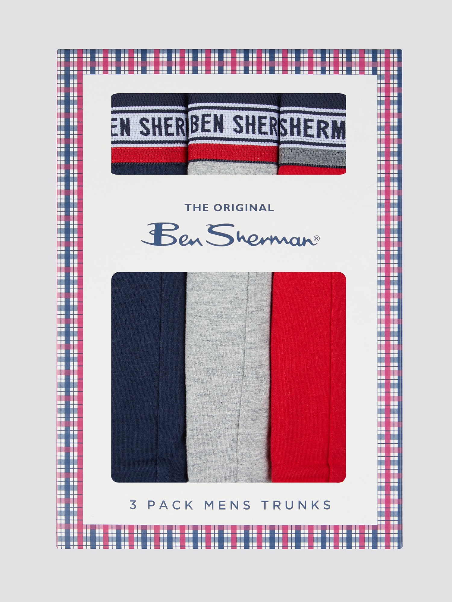 Men's 3 Pack of Boxers | Ben Sherman Gift Pack | Est 1963