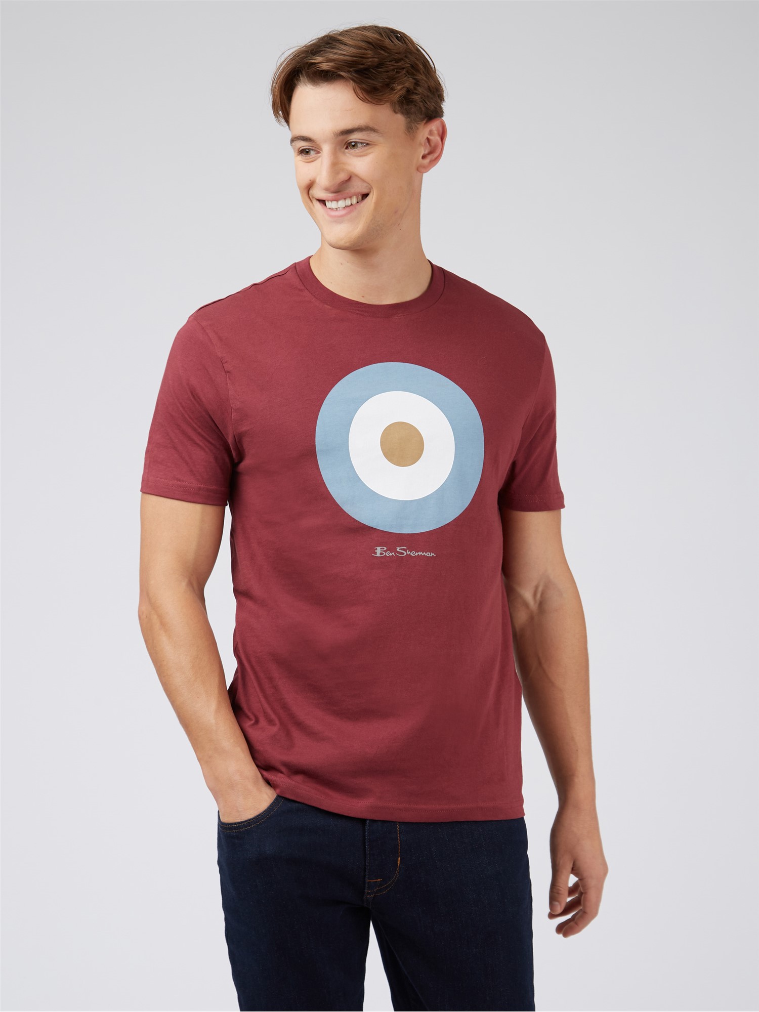 Signature Target T-Shirt - Maroon