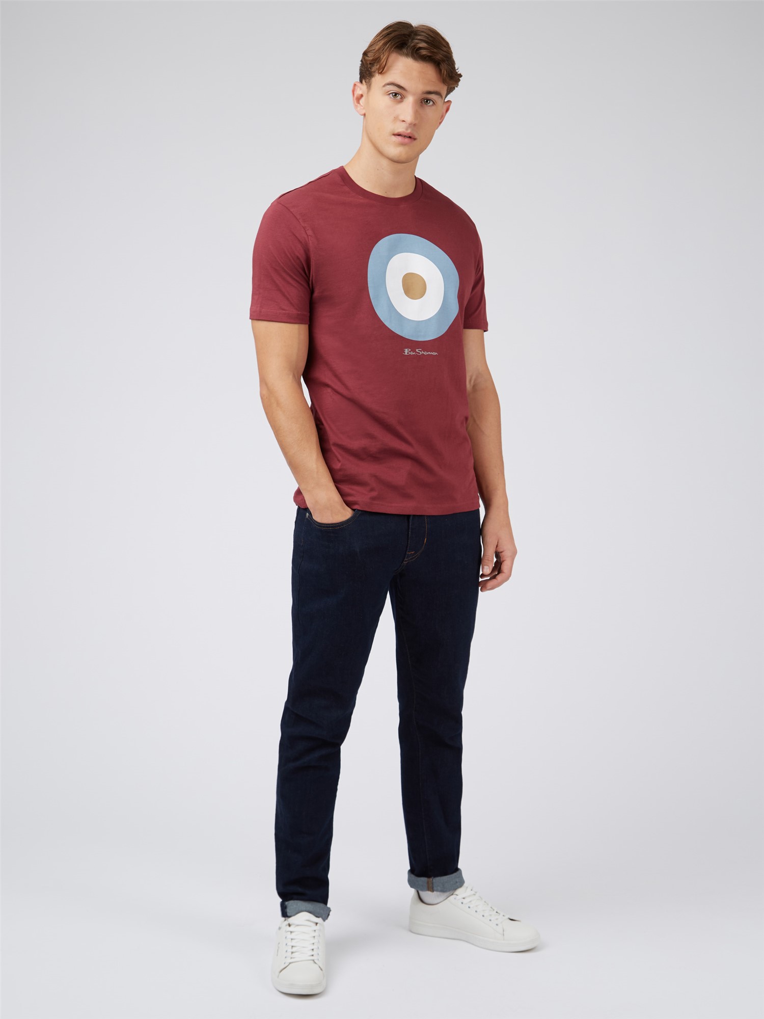 Signature Target T-Shirt - Maroon