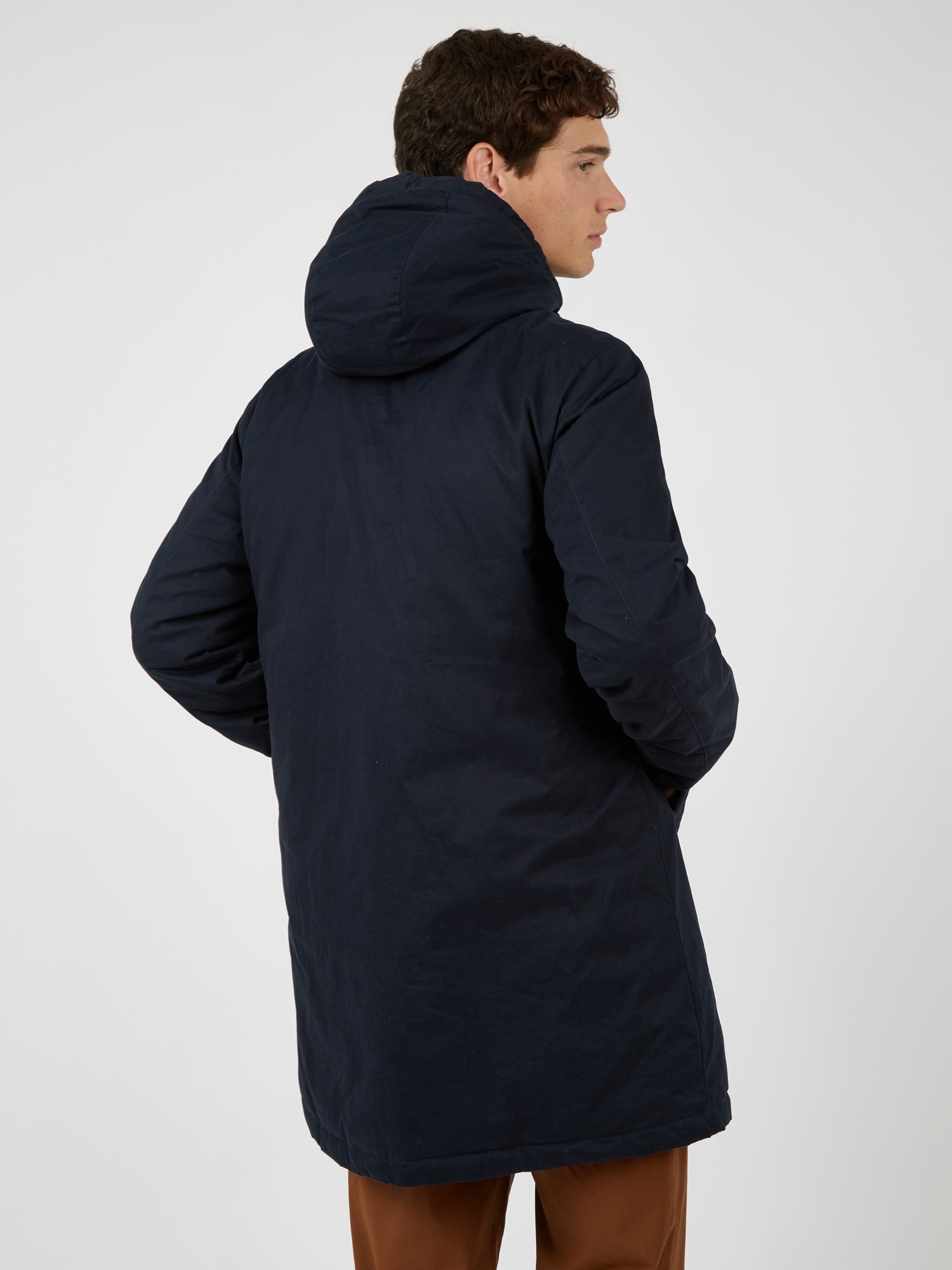 Men's Modern Midnight Blue Parka Coat | Ben Sherman