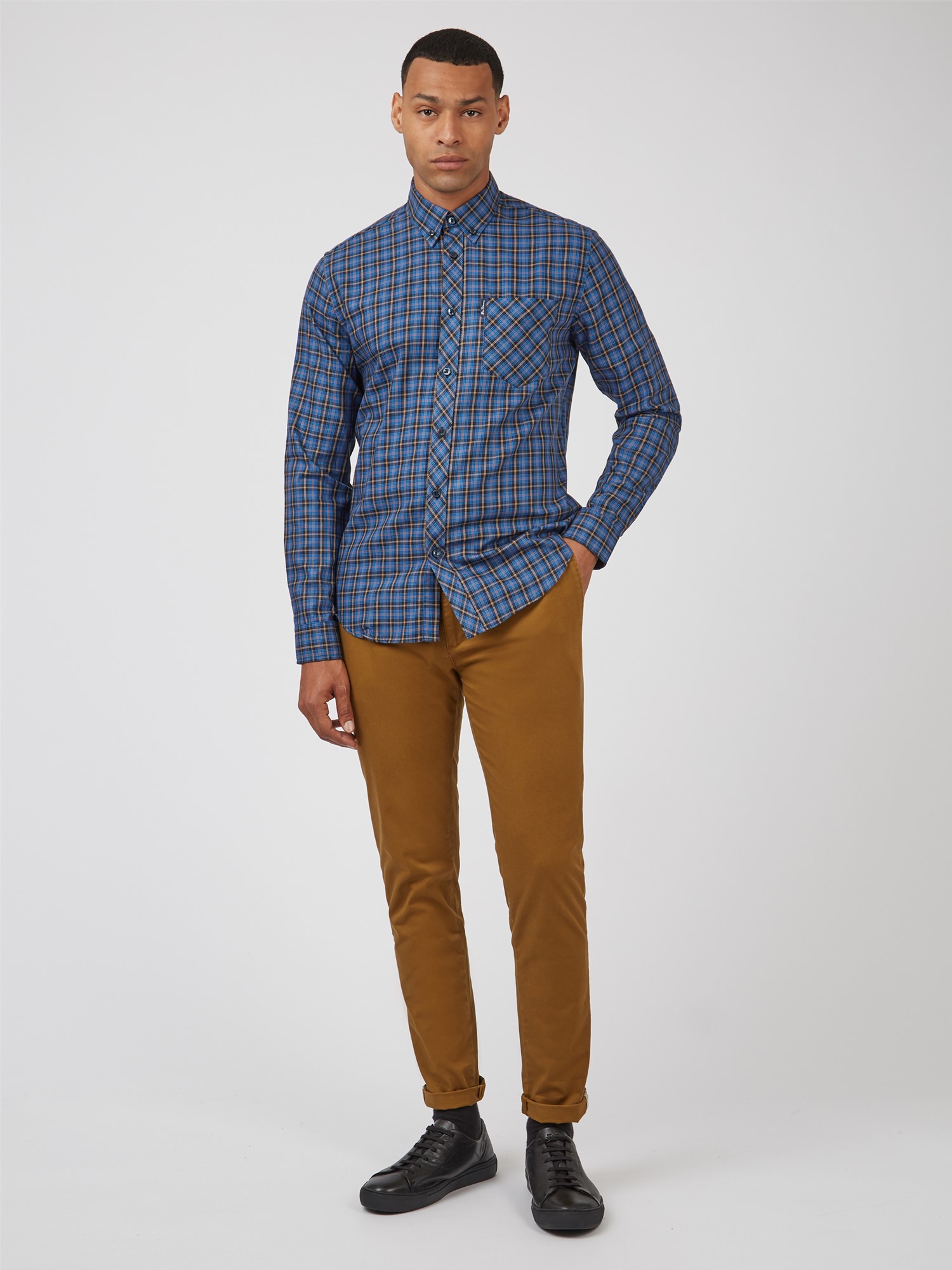 House Tartan Shirt - Cobalt