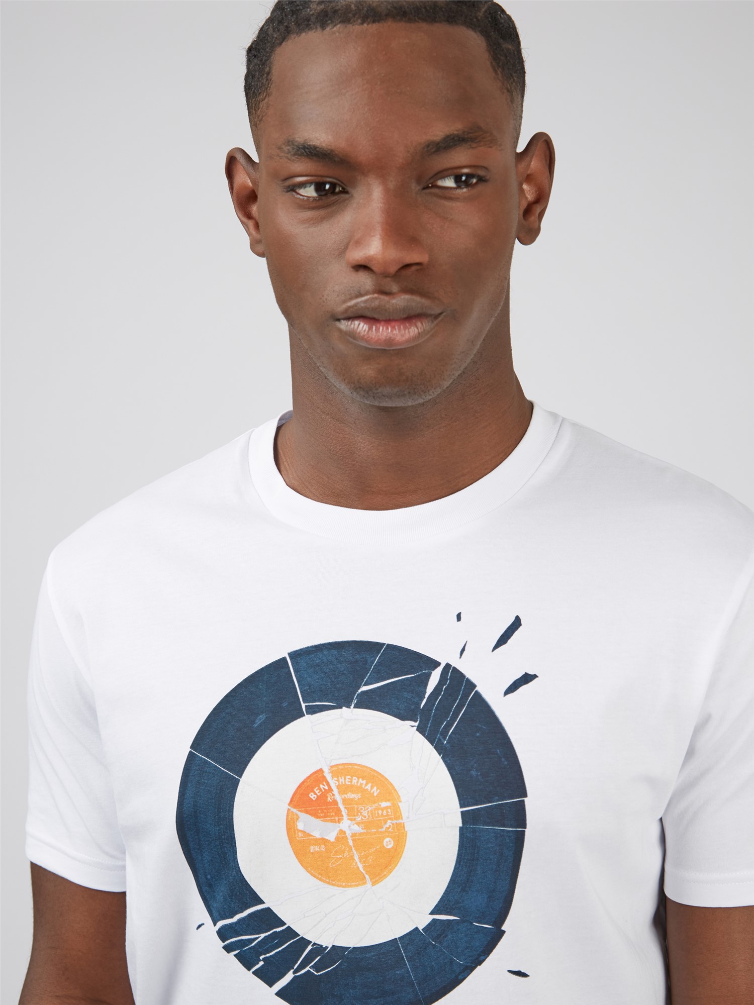 Smashed Record Target T-Shirt - Ben Sherman UK