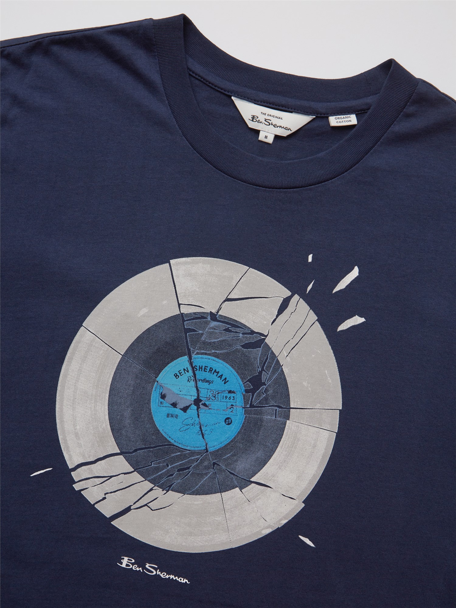 Smashed Record Target T-Shirt - Ben Sherman UK