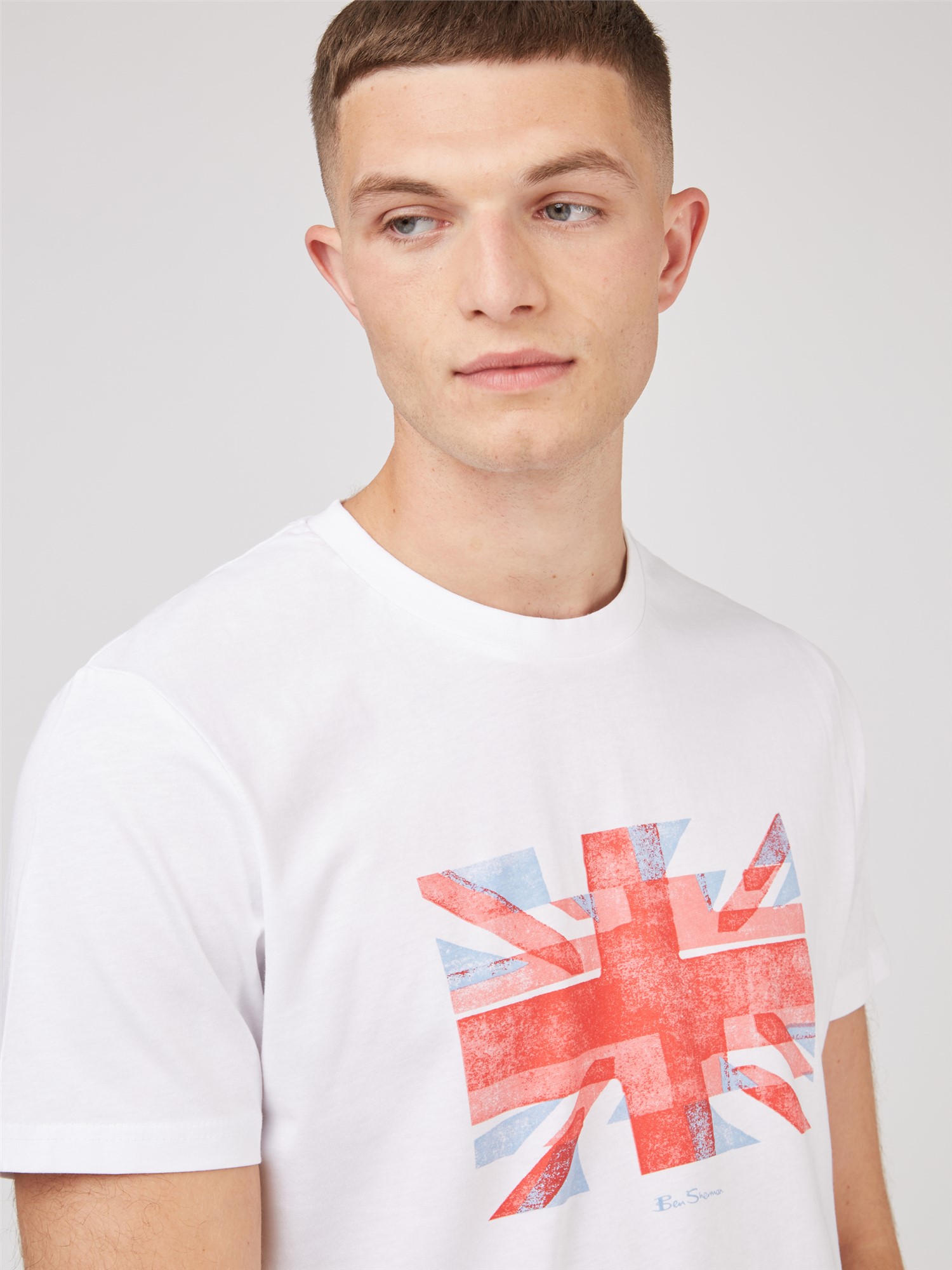 Painted Union Jack T-Shirt - White