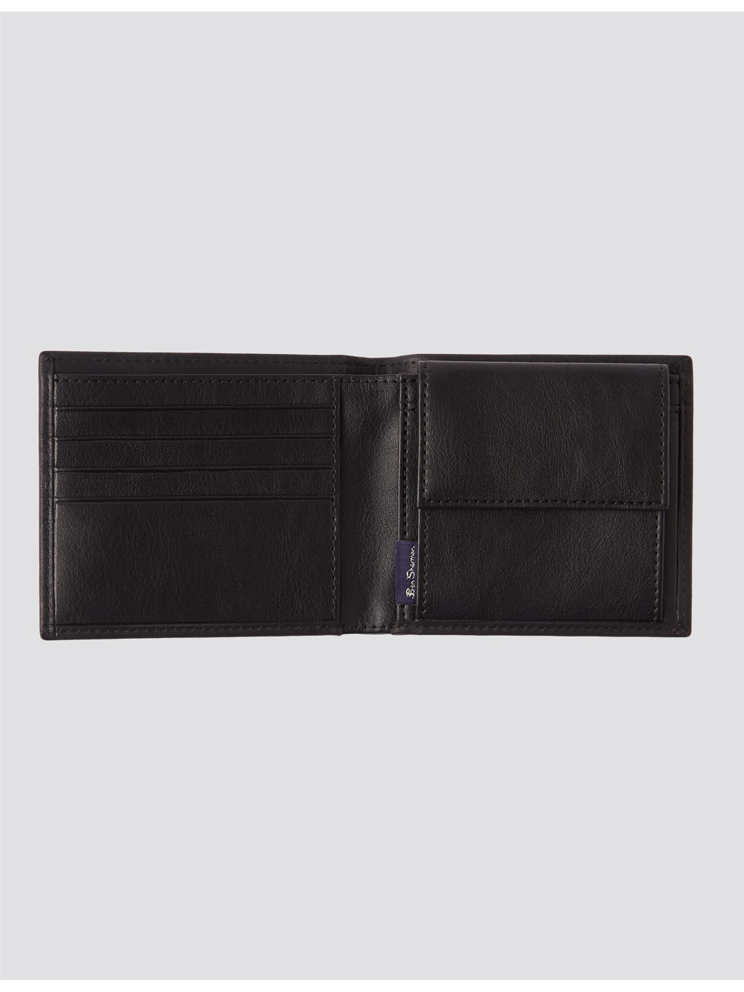 Target Boxed Leather Wallet - Black - Ben Sherman UK