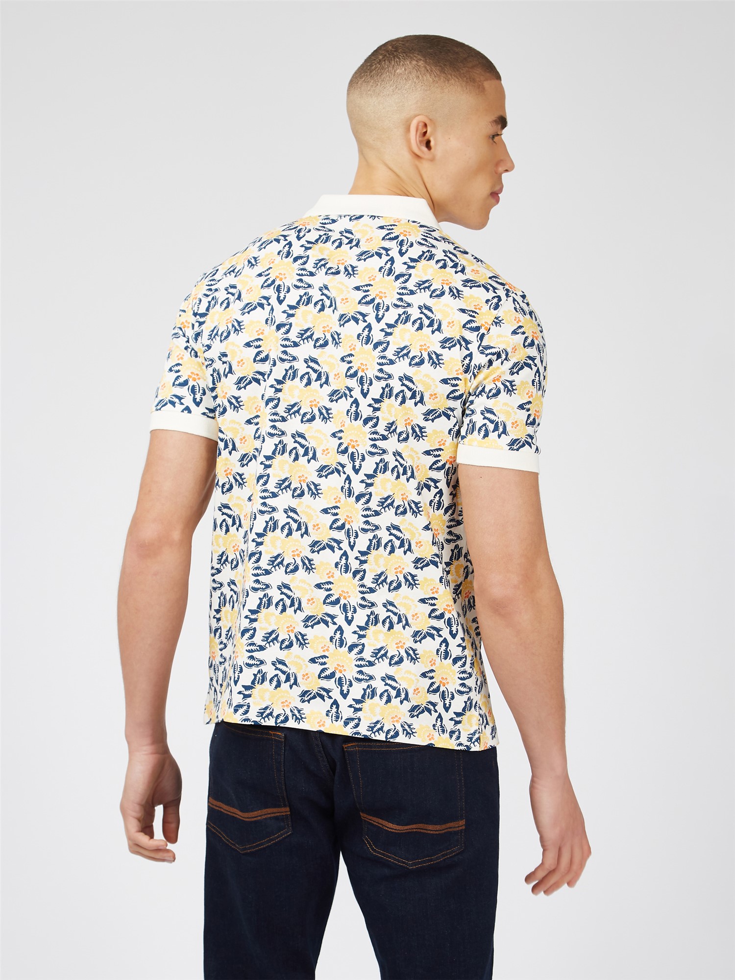 Floral Print Polo - Ben Sherman UK