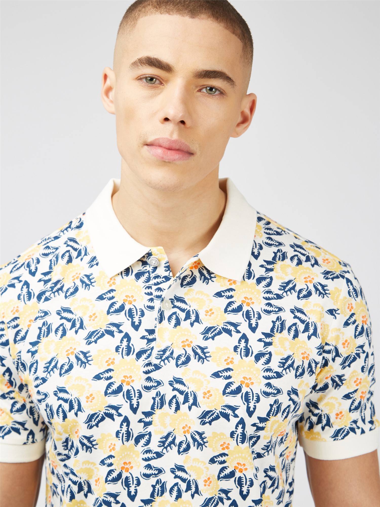 Floral Print Polo - Ben Sherman UK