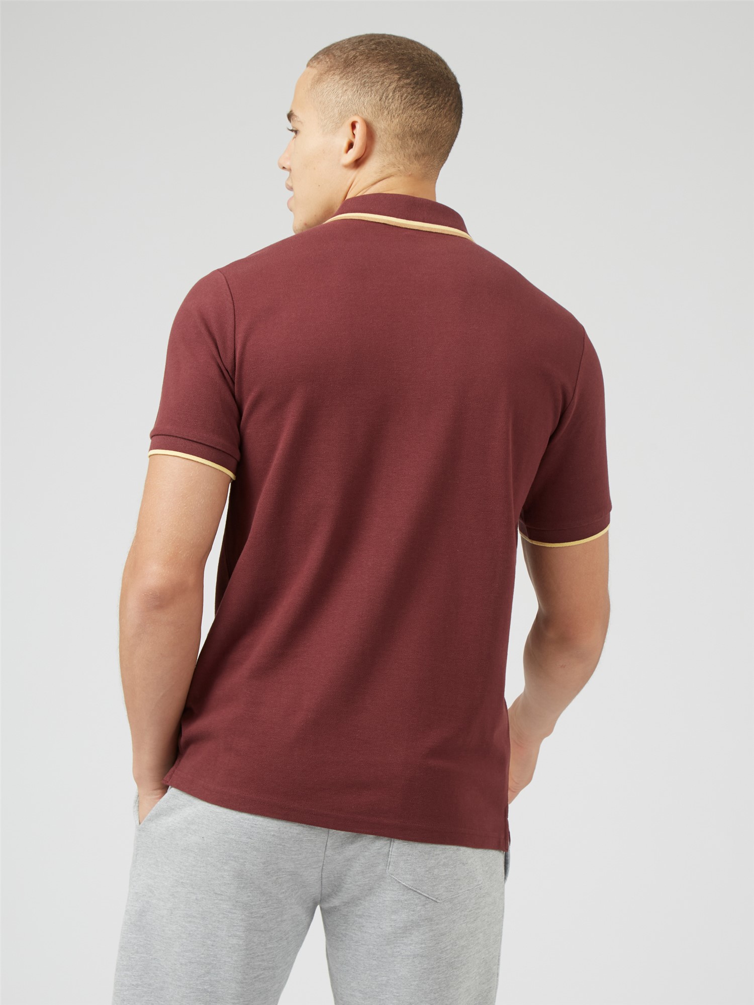 Twin Tipped Polo - Aubergine - Ben Sherman UK