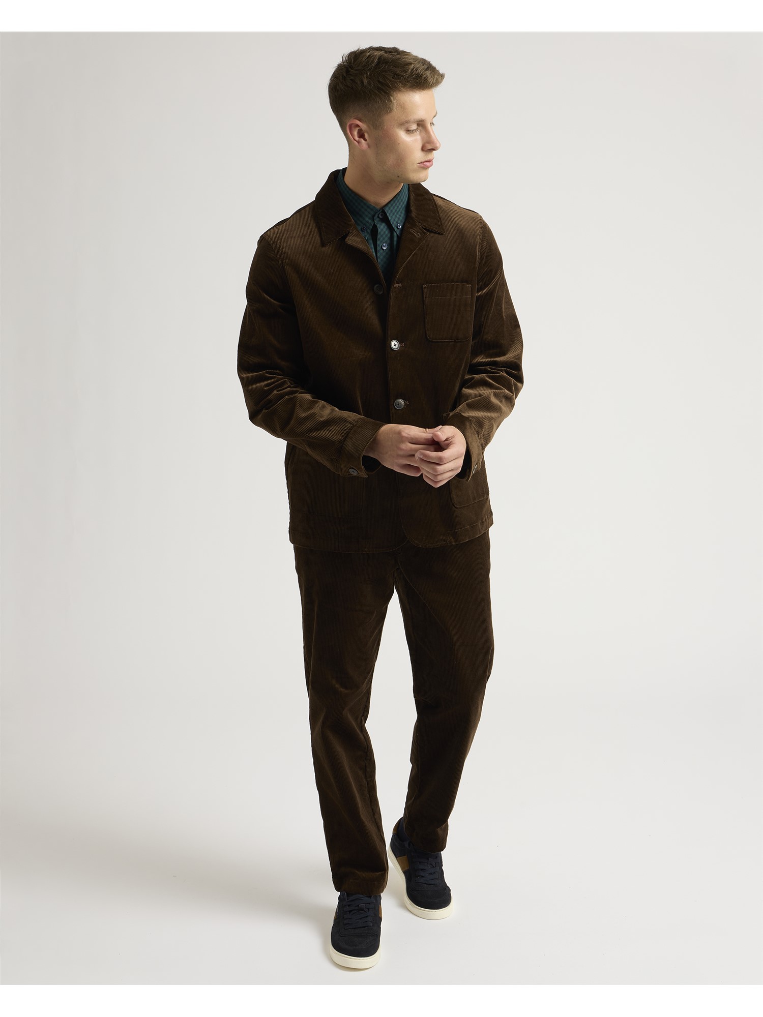 Cord Chore Jacket in Brown - Ben Sherman UK