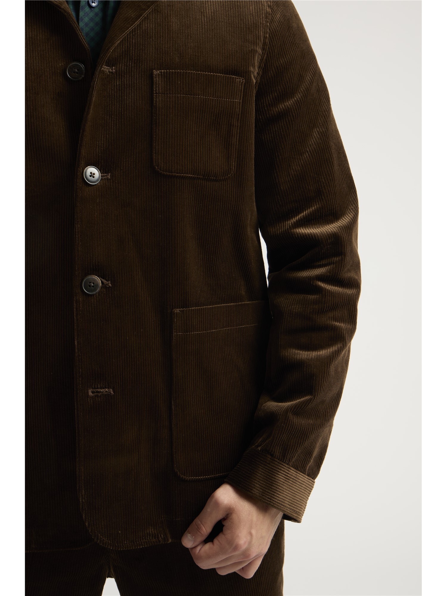 Cord Chore Jacket in Brown - Ben Sherman UK