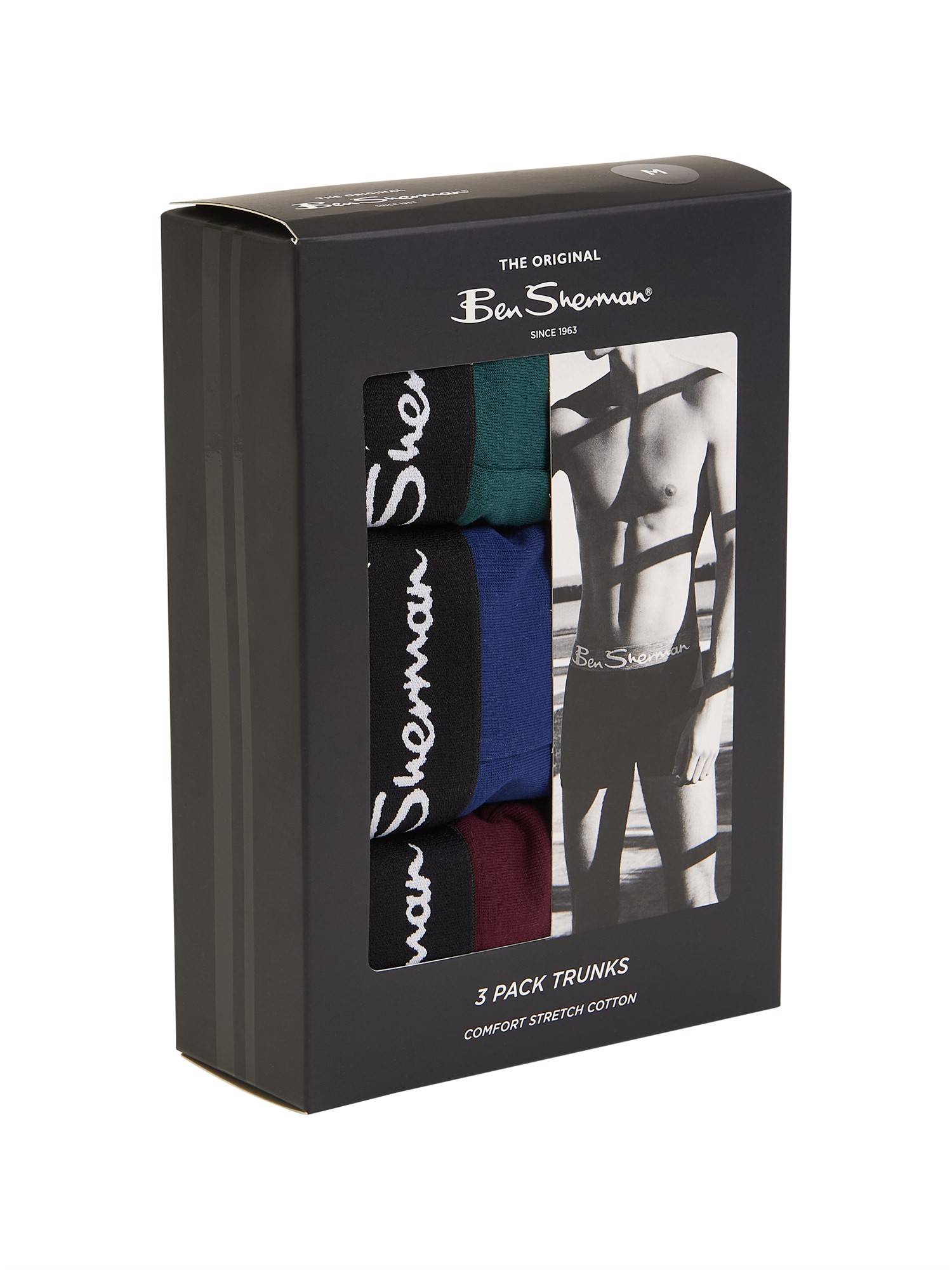 3 Pack Mod Signature Trunks in Assorted - Ben Sherman EU
