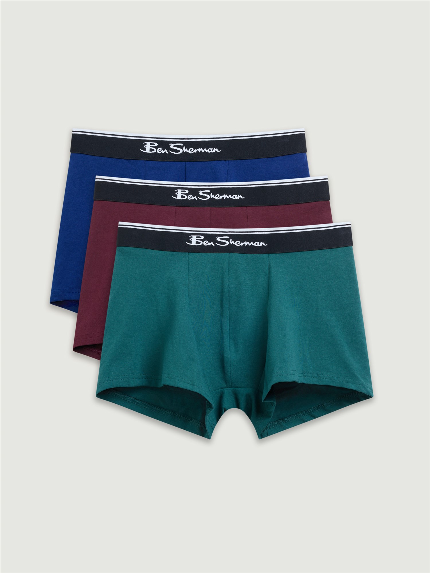 3 Pack Mod Signature Trunks in Assorted - Ben Sherman EU