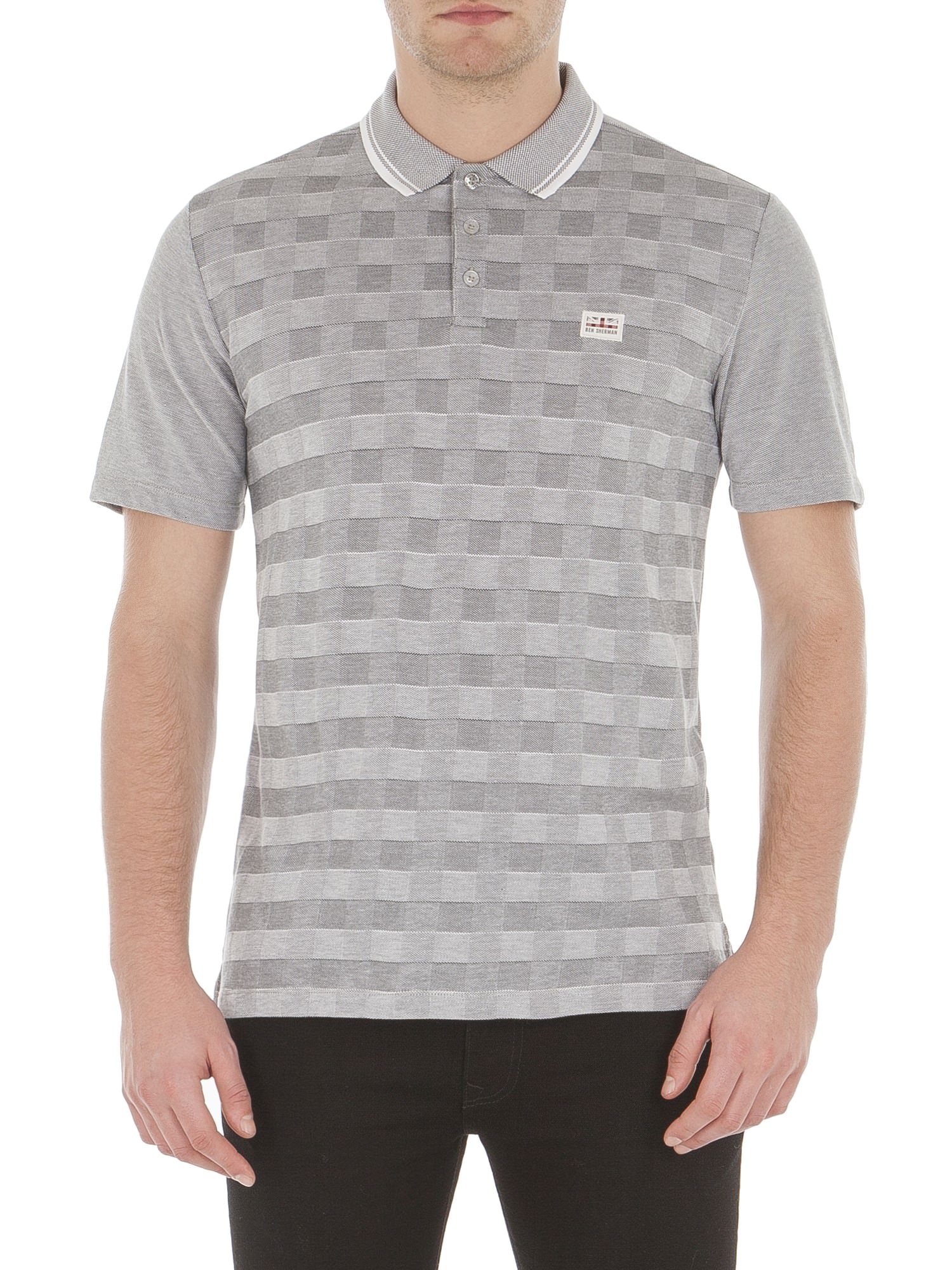 Chequerboard Pique Polo - Ben Sherman UK