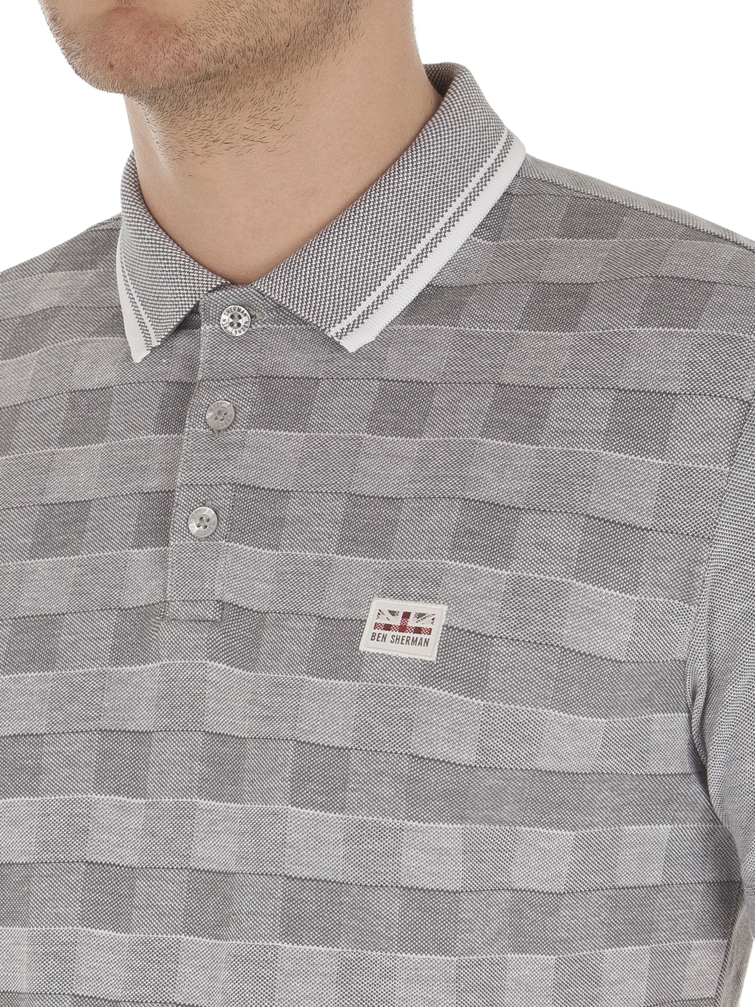 Chequerboard Pique Polo - Ben Sherman UK